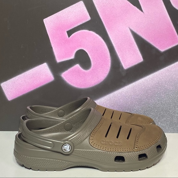 CROCS | Shoes | New Crocs Bogata Chocolate Iconic Mens Clogs | Poshmark